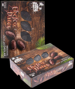Chefco Medjool dadlar från Jericho - Hebe Frukt & Grönt