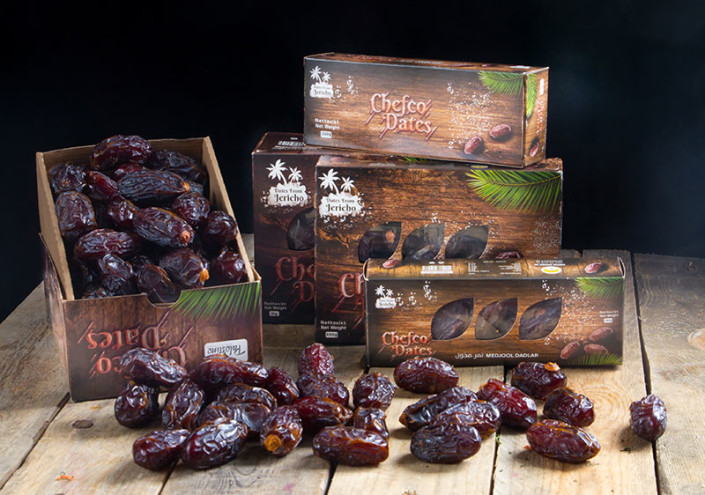 Chefco Medjool dadlar från Jericho - Hebe Frukt & Grönt
